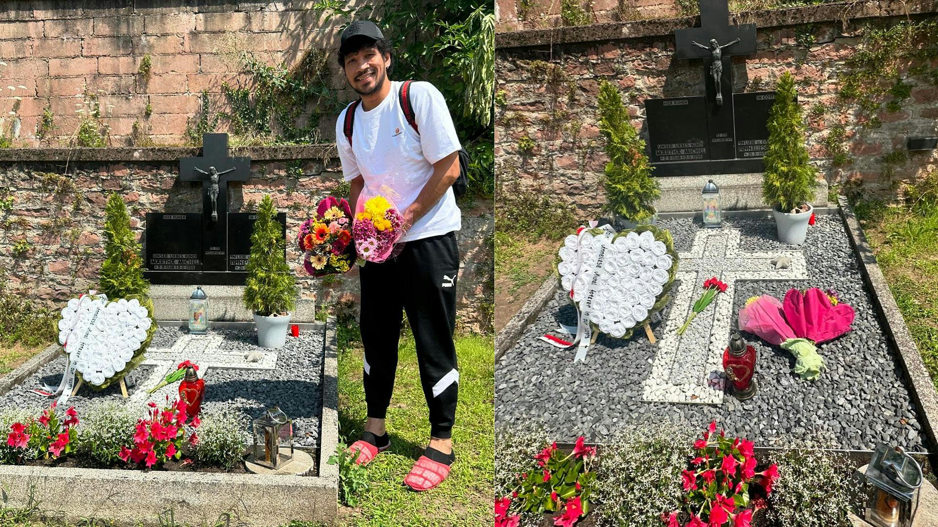 San Miguel’s June Mar Fajardo honors grave of San Miguel’s June Mar Fajardo honors grave of